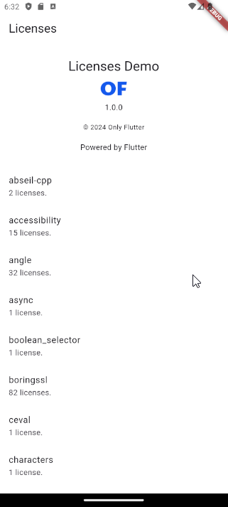 How to Show and Add Licenses in Flutter - OnlyFlutter