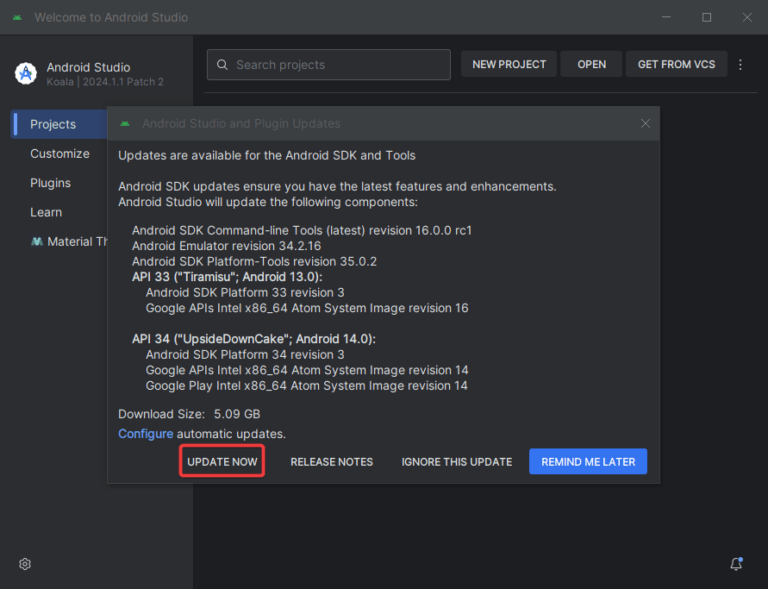 How to Update Android Studio to the Latest Version on Windows - OnlyFlutter